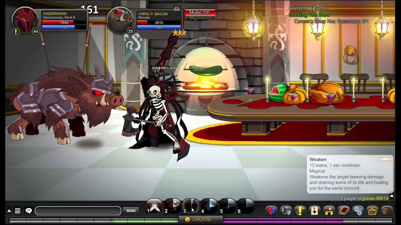 [AQW] Locking the Door (Cysero's new quest) - YouTube