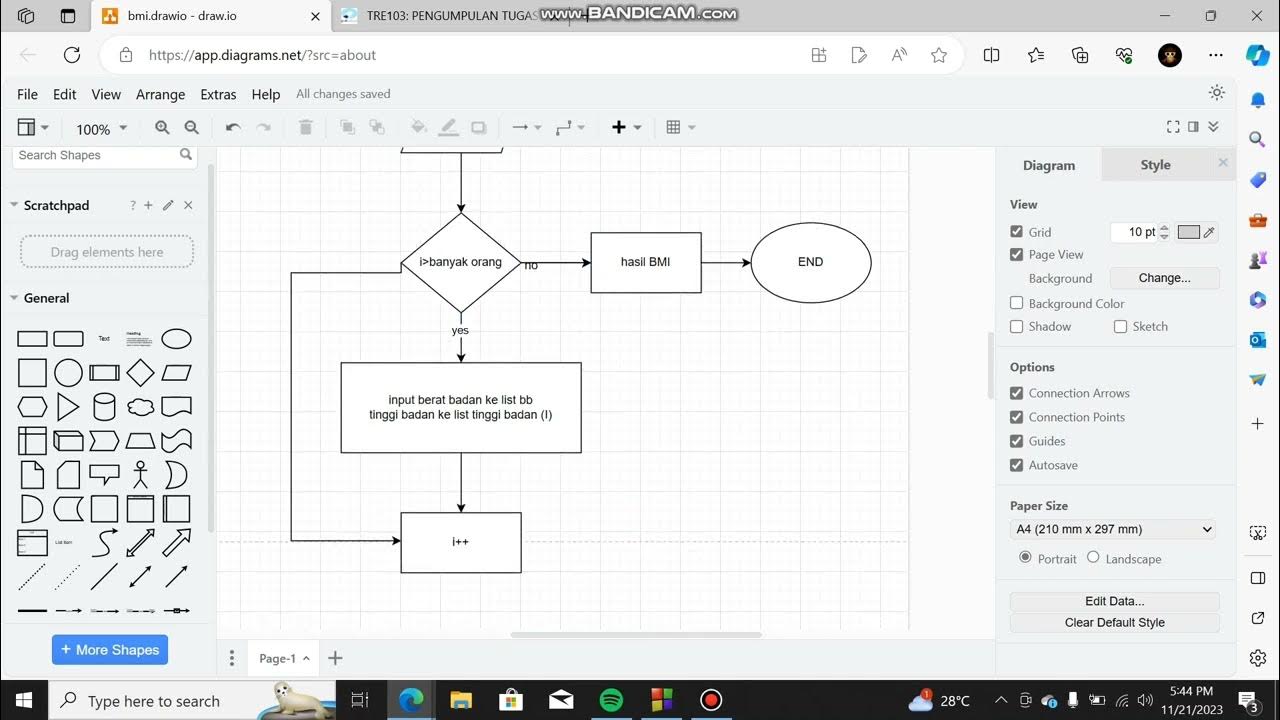 Tugas 9 pemrograman dasar (konsep array) - YouTube