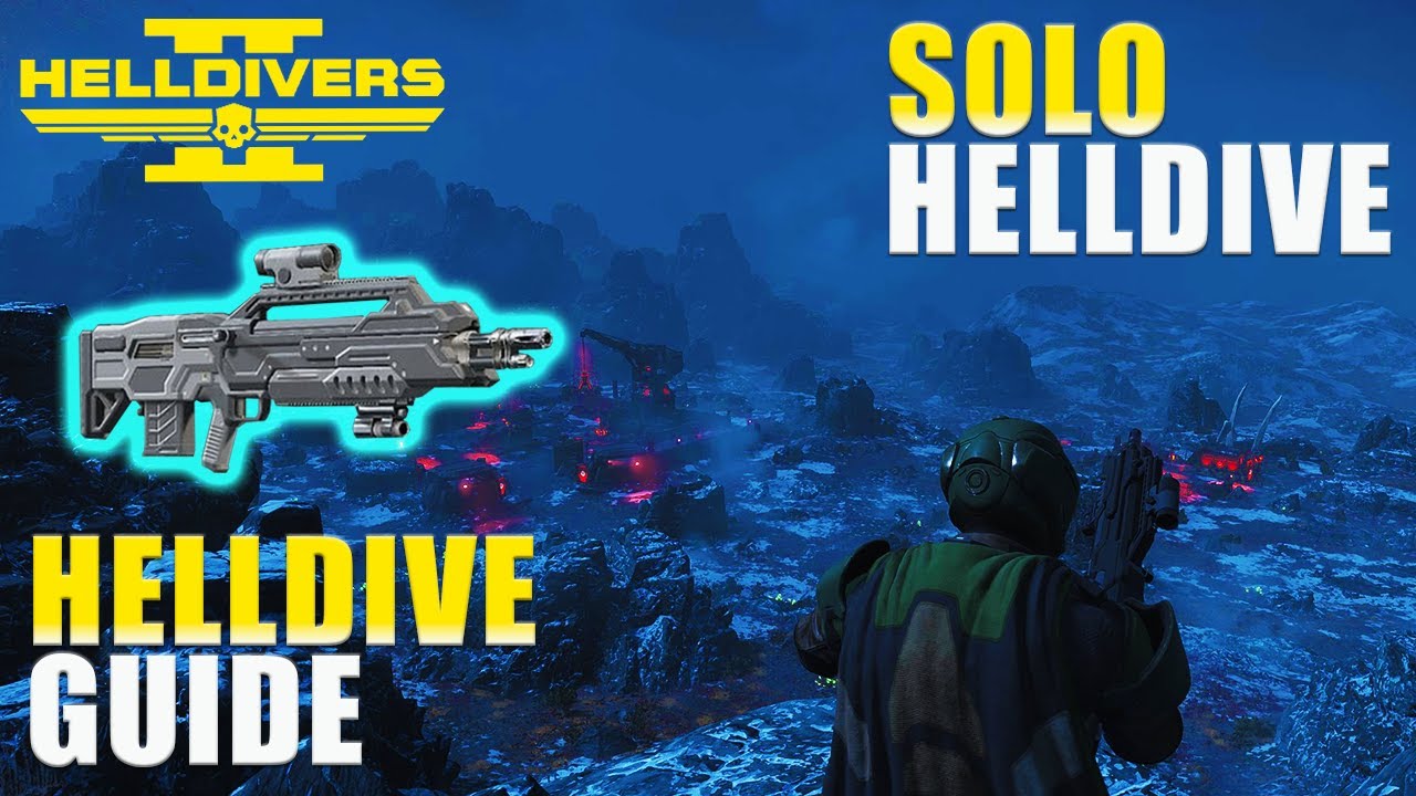 Helldivers 2 - This Is How You Helldive Against Automatons (Solo Helldive) (All Clear) (No ...
