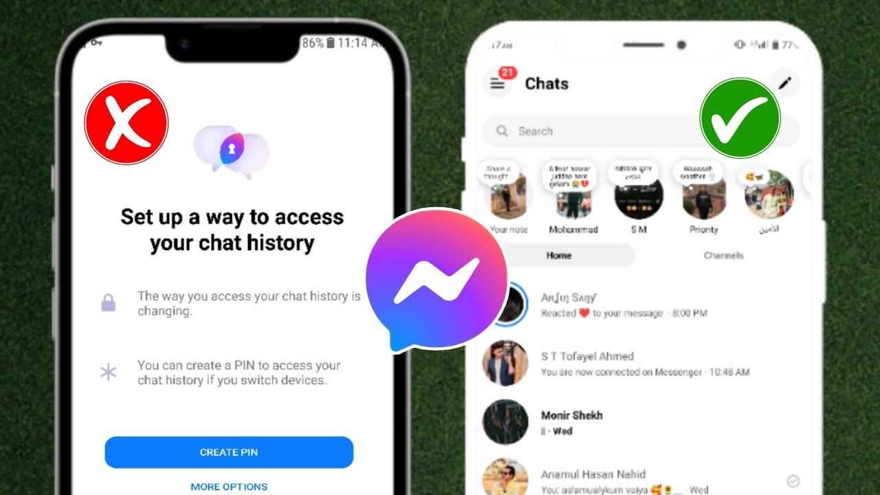 How to Messenger Set up a way to access your chat history | Set up a ...