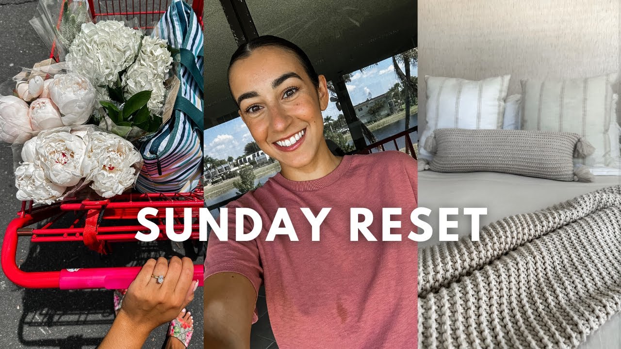 Sunday Reset Routine Organizing Cleaning Groceries Target