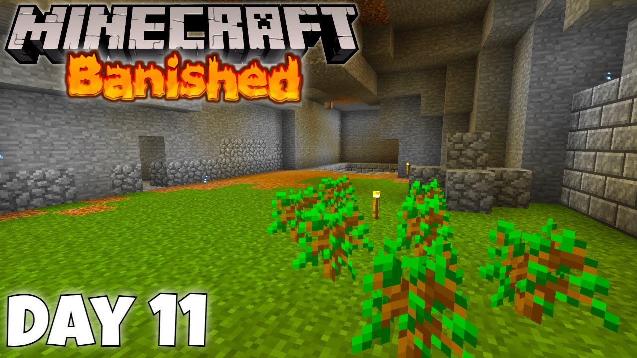 REBUIDING! 100 Days: Banished Mage [Modded Minecraft] - Day 11 - YouTube