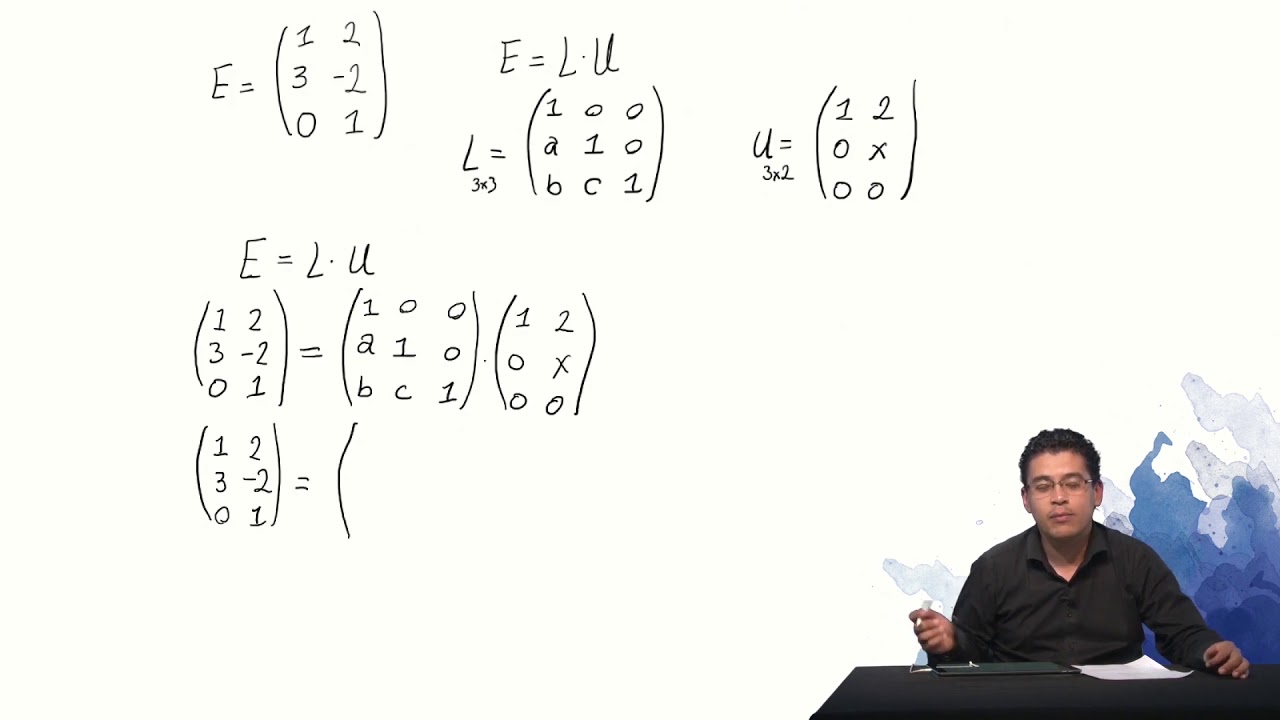 Factorización de LU de una matriz (Sesión 5) - YouTube