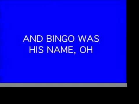 B-I-N-G-O from \