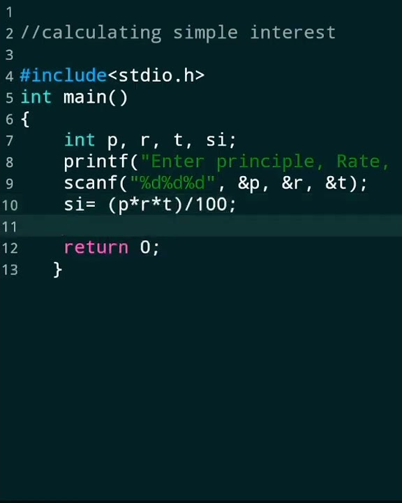 11 C Programming Exercise 💻 C Language Tutorial 👨🏫📓 Shorts Coding