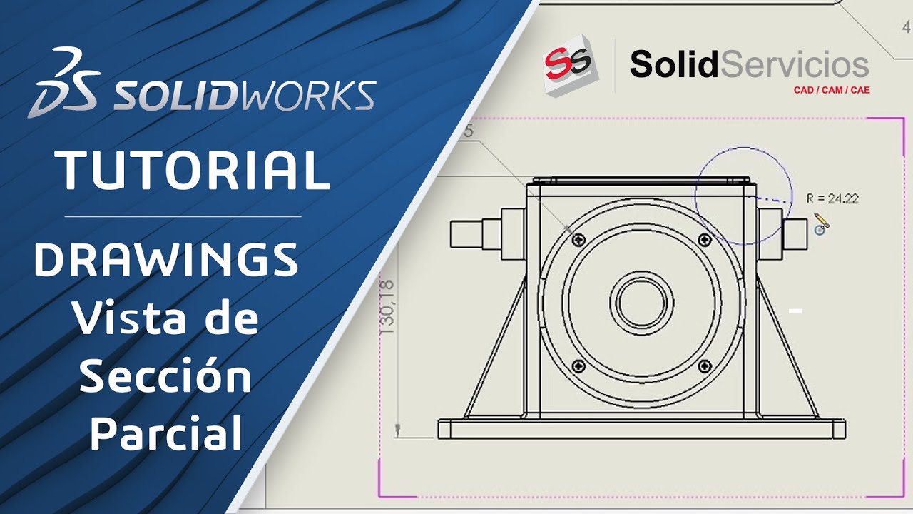 SOLIDWORKS TUTORIAL Vista de Sección Parcial (Rápido y Sencillo) - YouTube