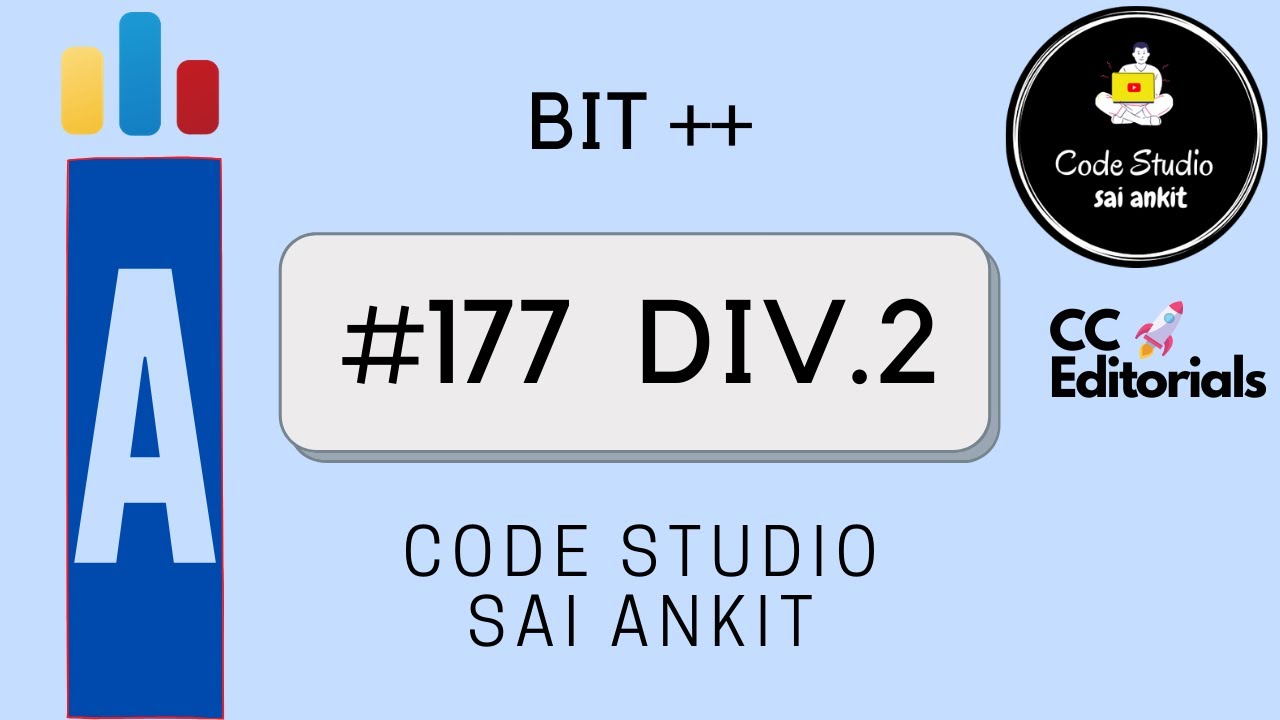 CodeForces #177 Div.2 A | Bit ++ | Codeforces Editorials/Tutorials - CC Editorial Series - YouTube