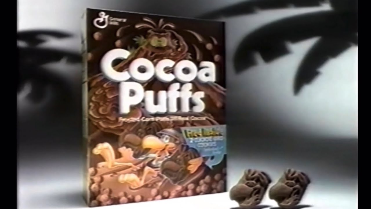1994 Cocoa Puffs 'Koo Koo Bird Cookies' Cereal Commercial - YouTube