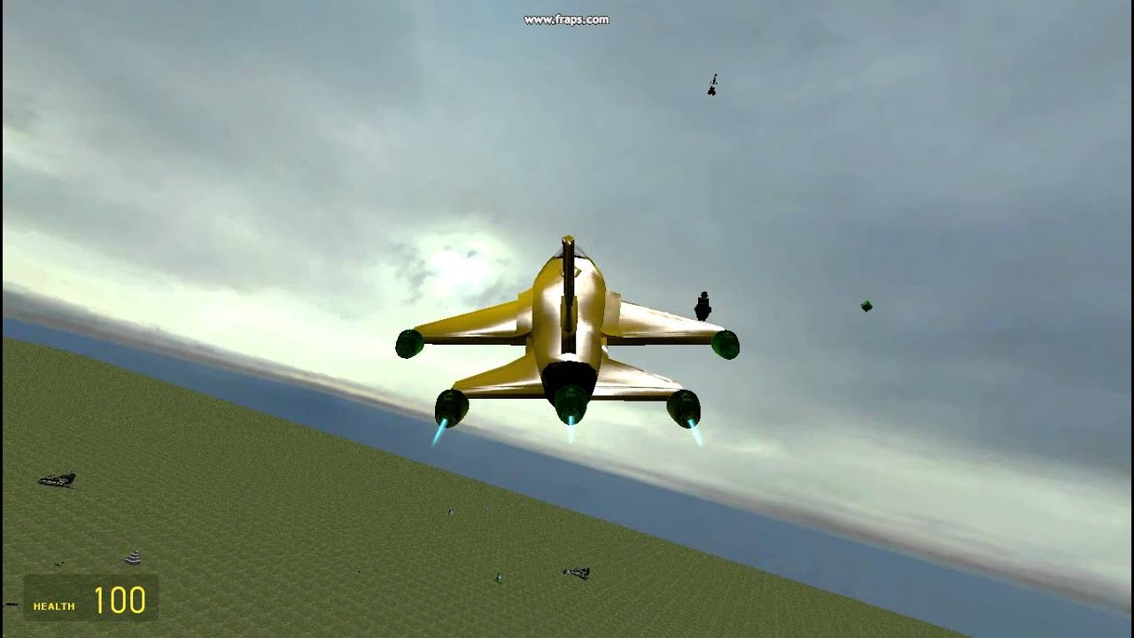 My awesome plane in Garry's mod - YouTube