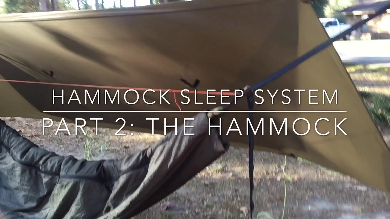 Trench’s Hammock Sleep System - YouTube