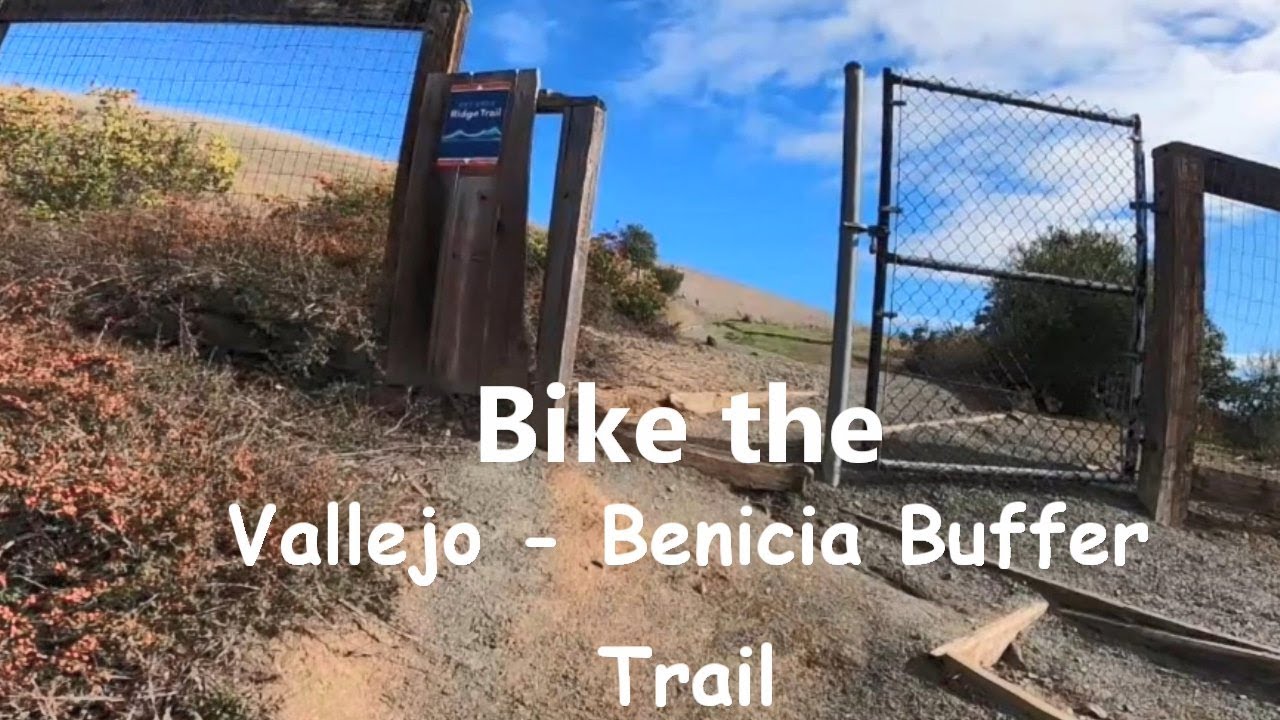 Bike the Vallejo-Benicia Buffer Trail - YouTube