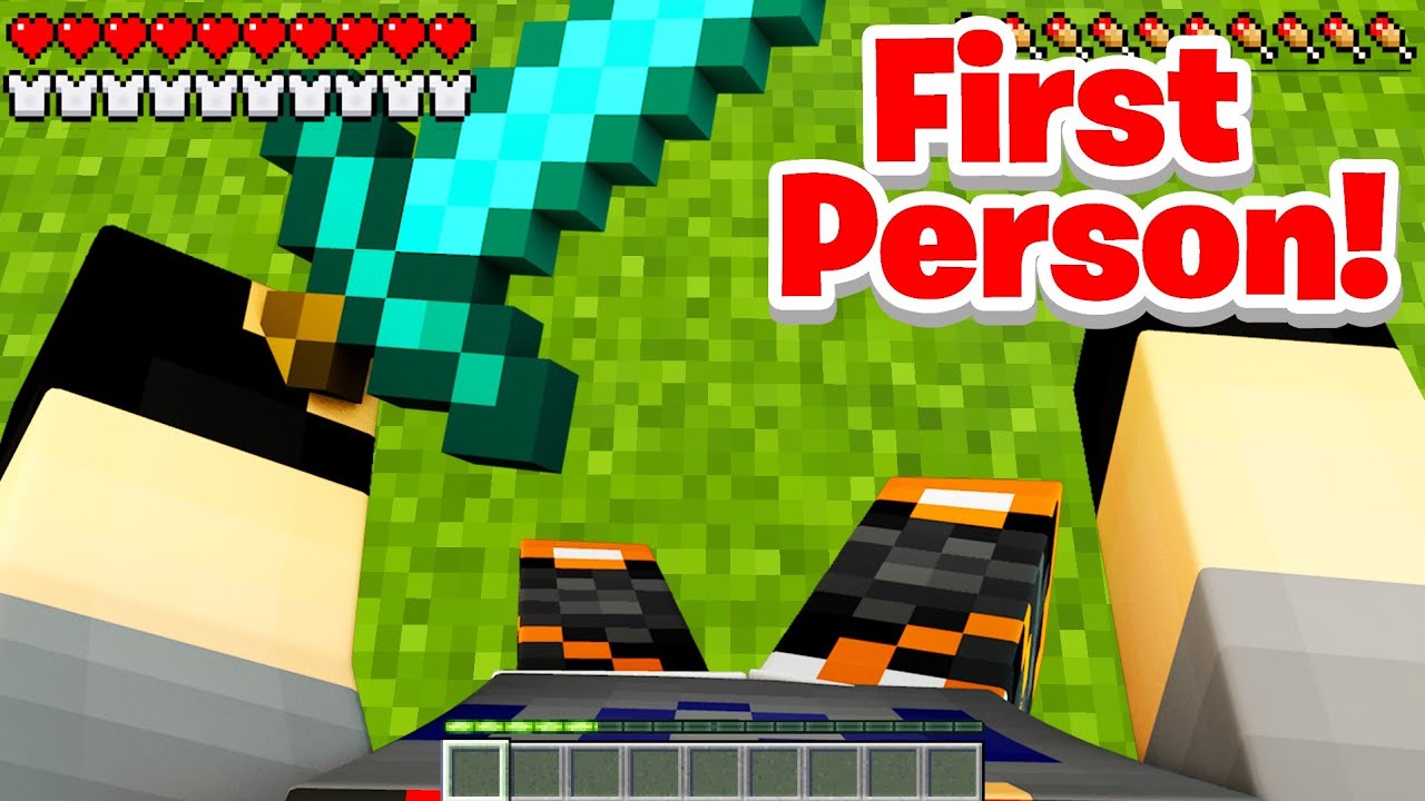 MCPE 1.16+ FIRST PERSON VIEW! | Minecraft PE: Animation (Minecraft ...