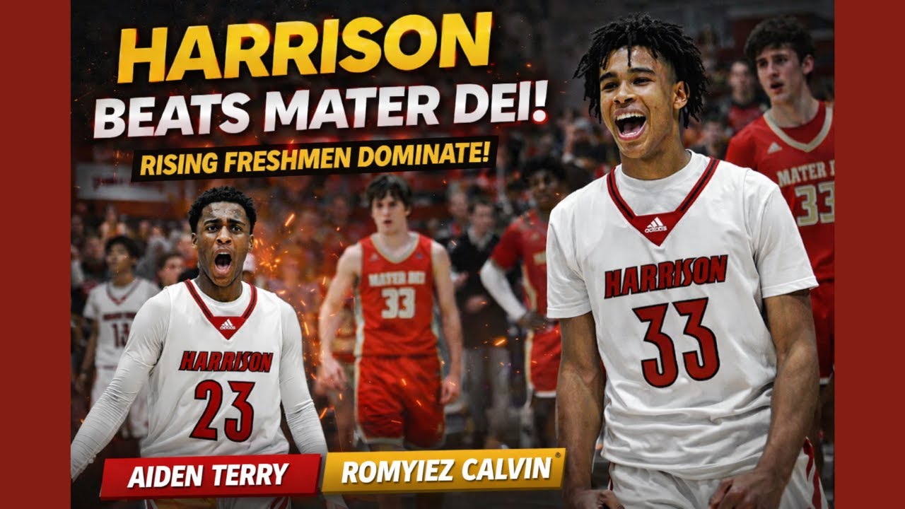 Harrison Takes DOWN Mater Dei! Harrison Freshman DUO is NEXT UP! - YouTube