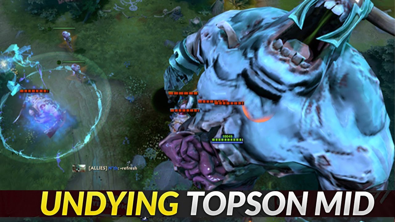 Topson Undying mid last pick against T1.Kuku & T1.whitemon in SEA - YouTube