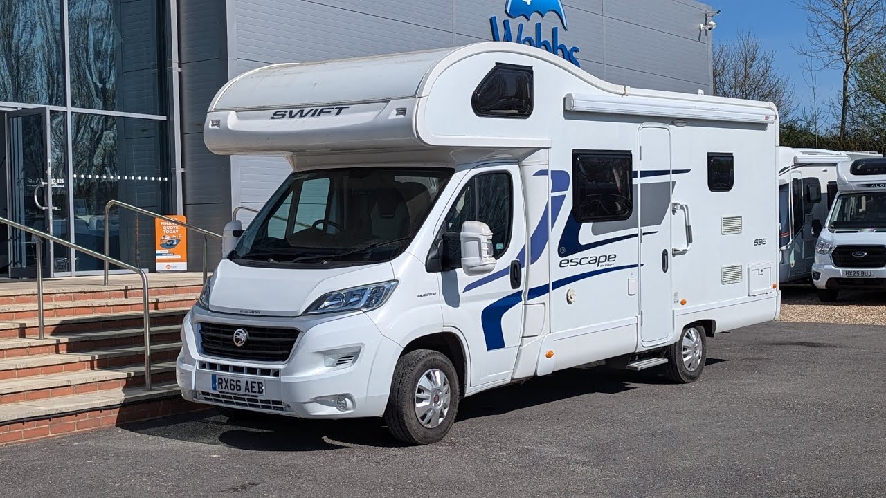 2016 Swift Escape 696 For Sale at Webbs Motorcaravans, Reading - YouTube