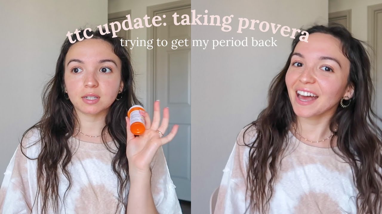 ttc update! my experience taking provera - YouTube