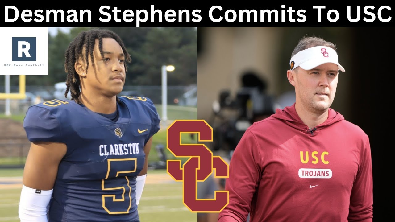 Desman Stephens Commits To USC | USC Football Recruiting Update - YouTube