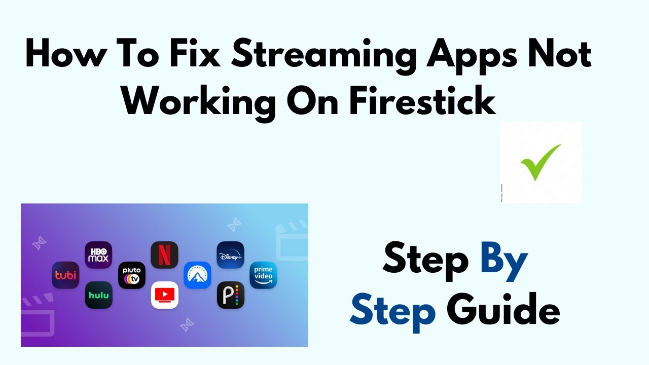How To Fix Streaming Apps Not Working On Firestick/ Amazon Fire TV ...