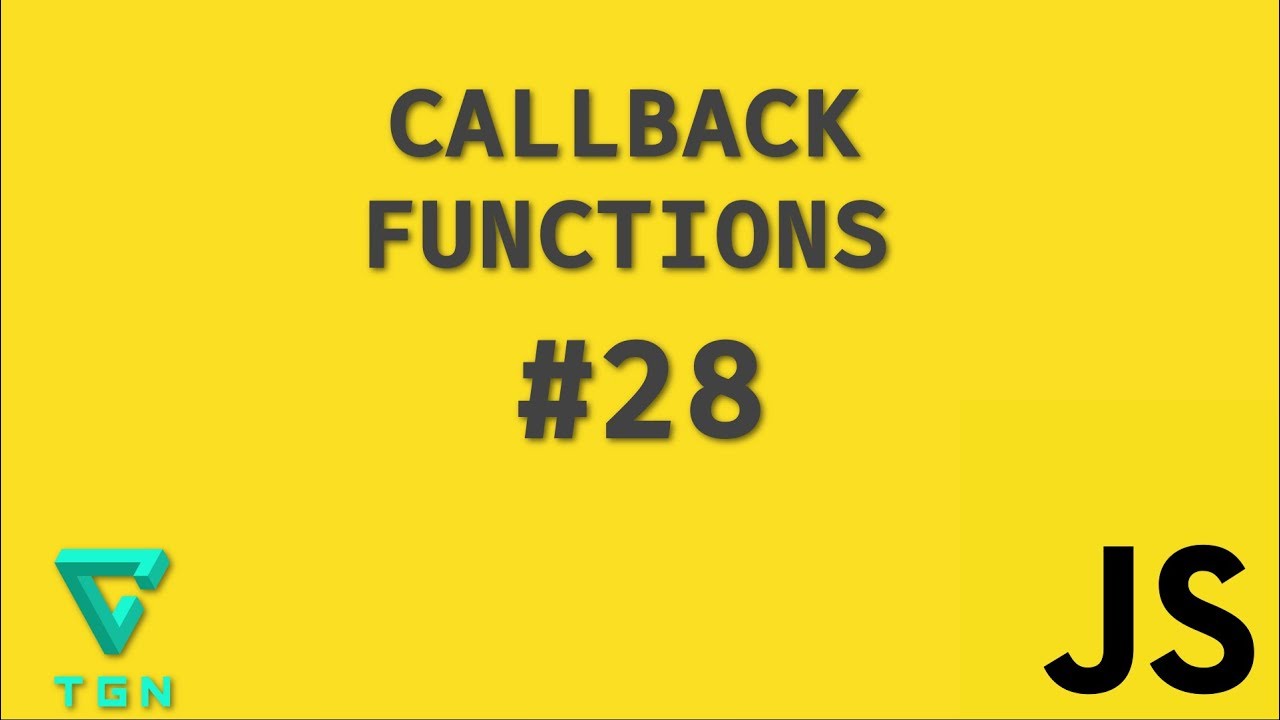 Curso De Javascript Funciones Callback Youtube