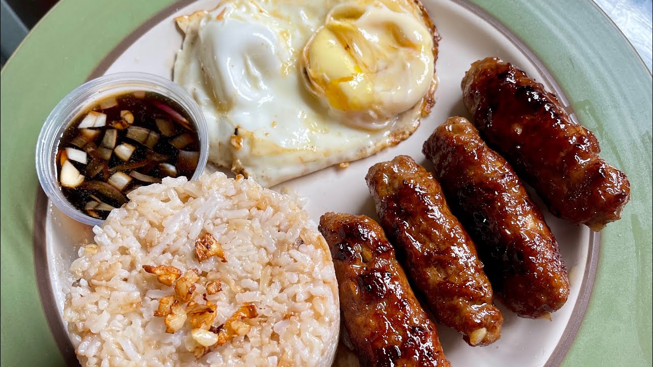 Filipino Longsilog 🇵🇭 | Homemade Skinless Longganisa! - YouTube