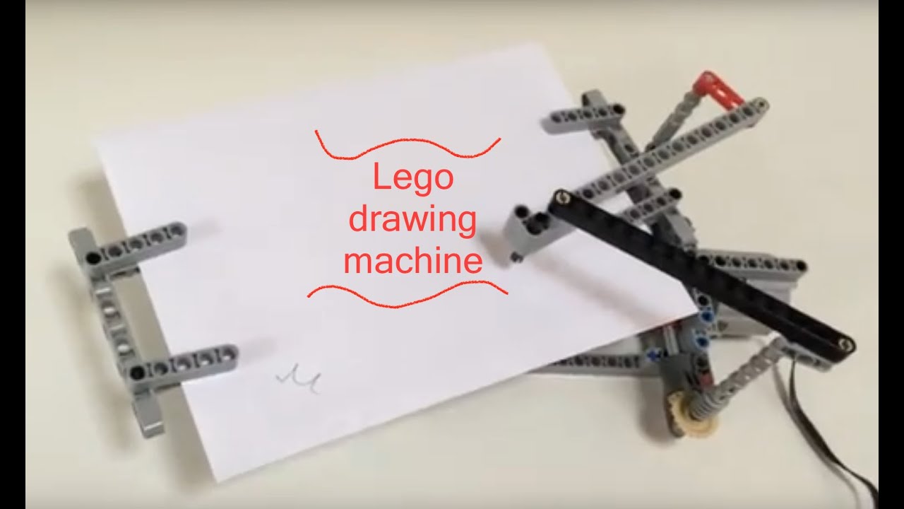 Lego drawing machine - YouTube