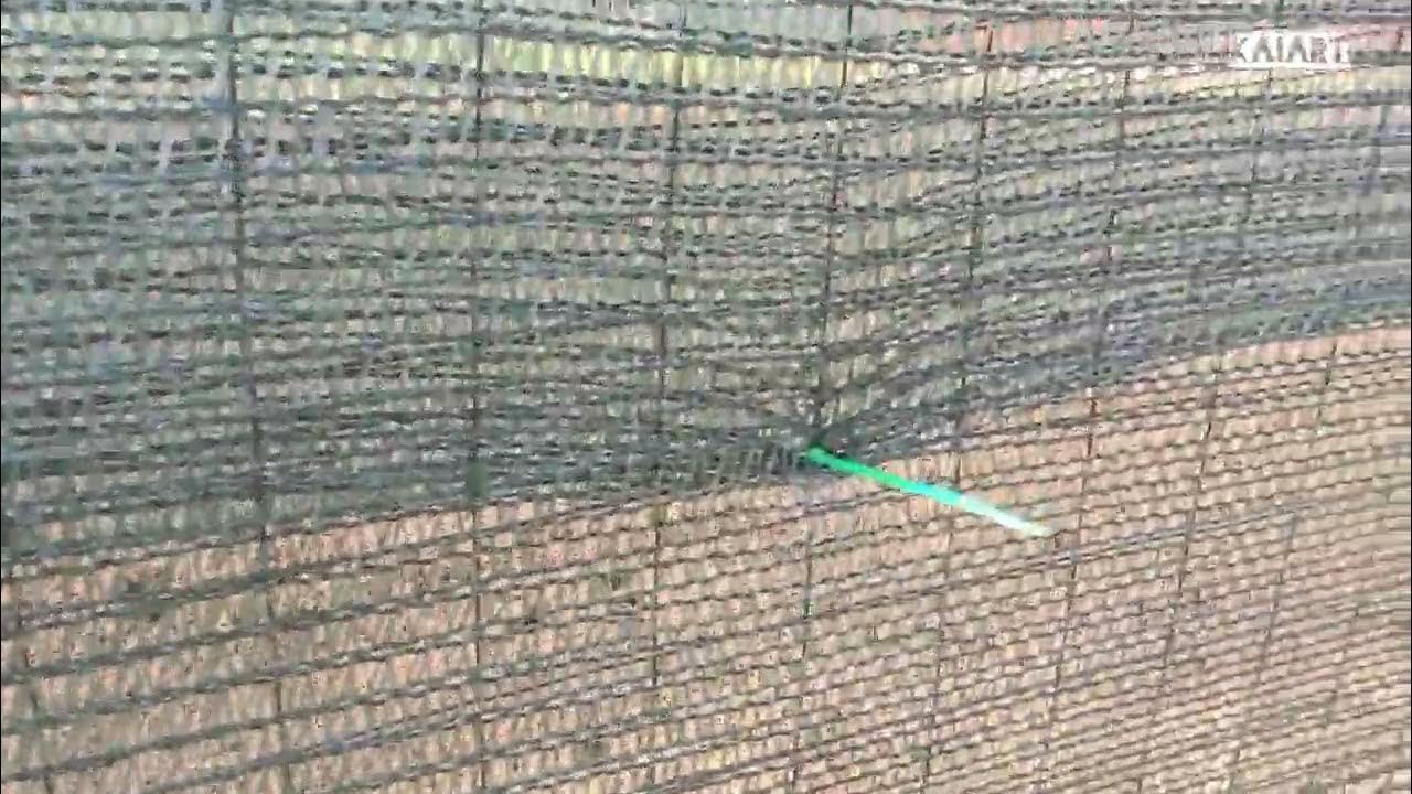 Затеняющая сетка на забор, как выглядит на участке - YouTube