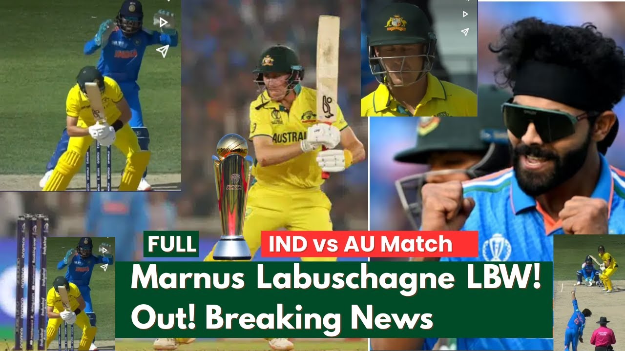 Marnus Labuschagne LBW! Ravindra Jadeja Ki Kamal Ball Ne Kiya Out ...