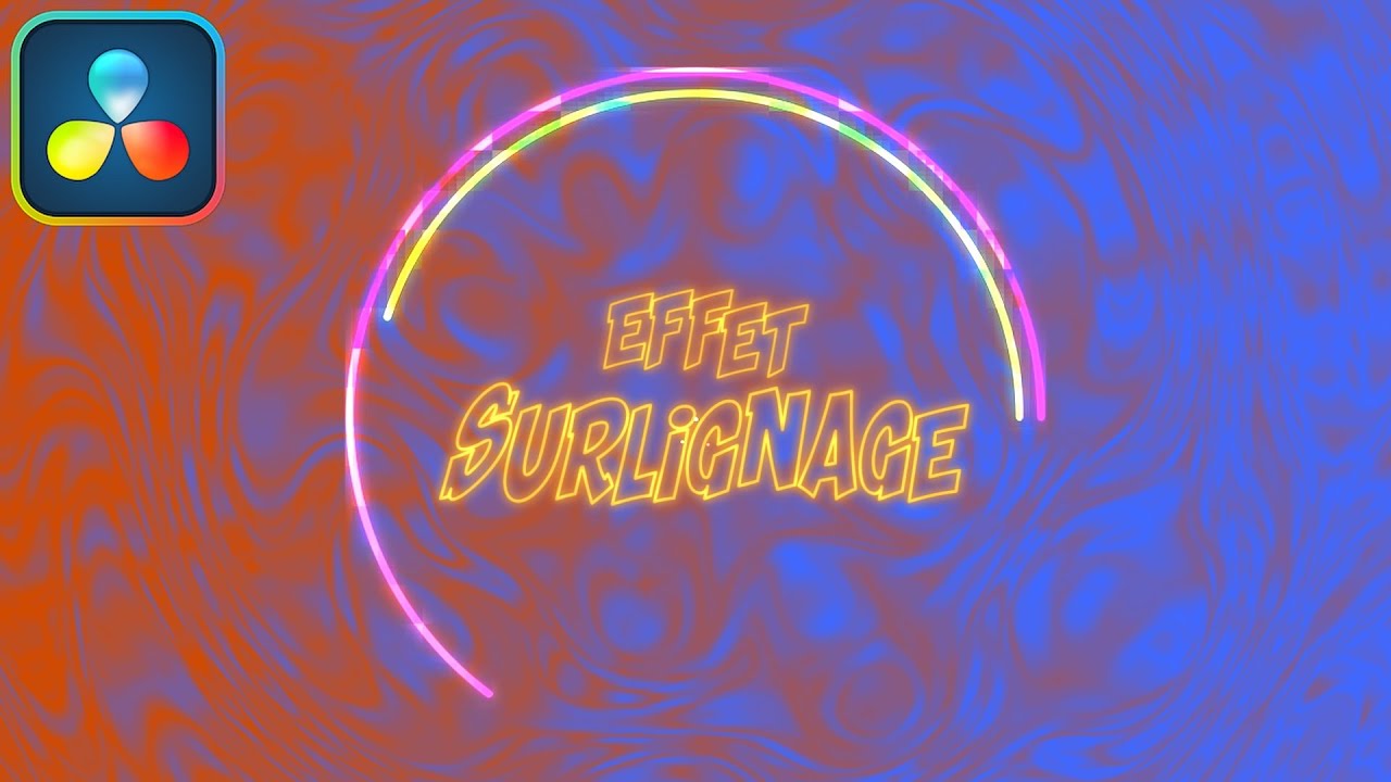 Comment avoir le surlignage d un texte ou png |davinci resolve 18.1 free| - YouTube