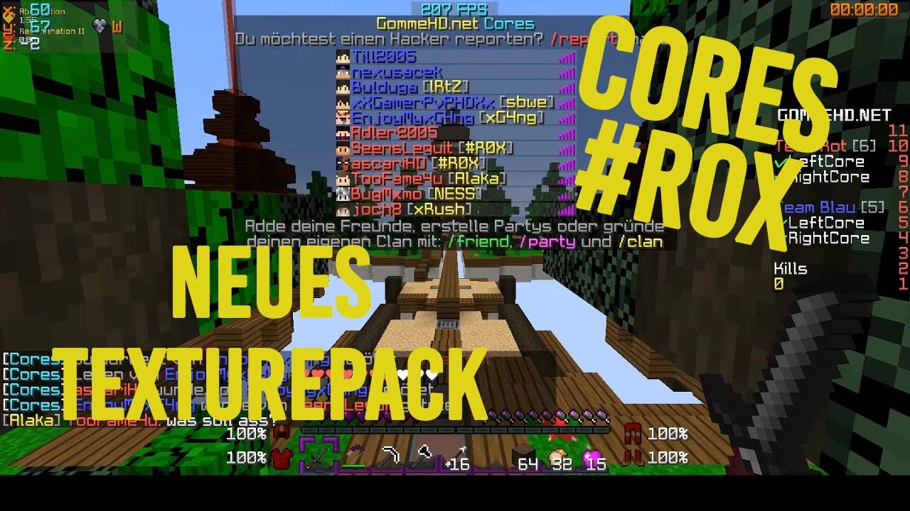 Neues TexturePack | Minecraft Cores - YouTube