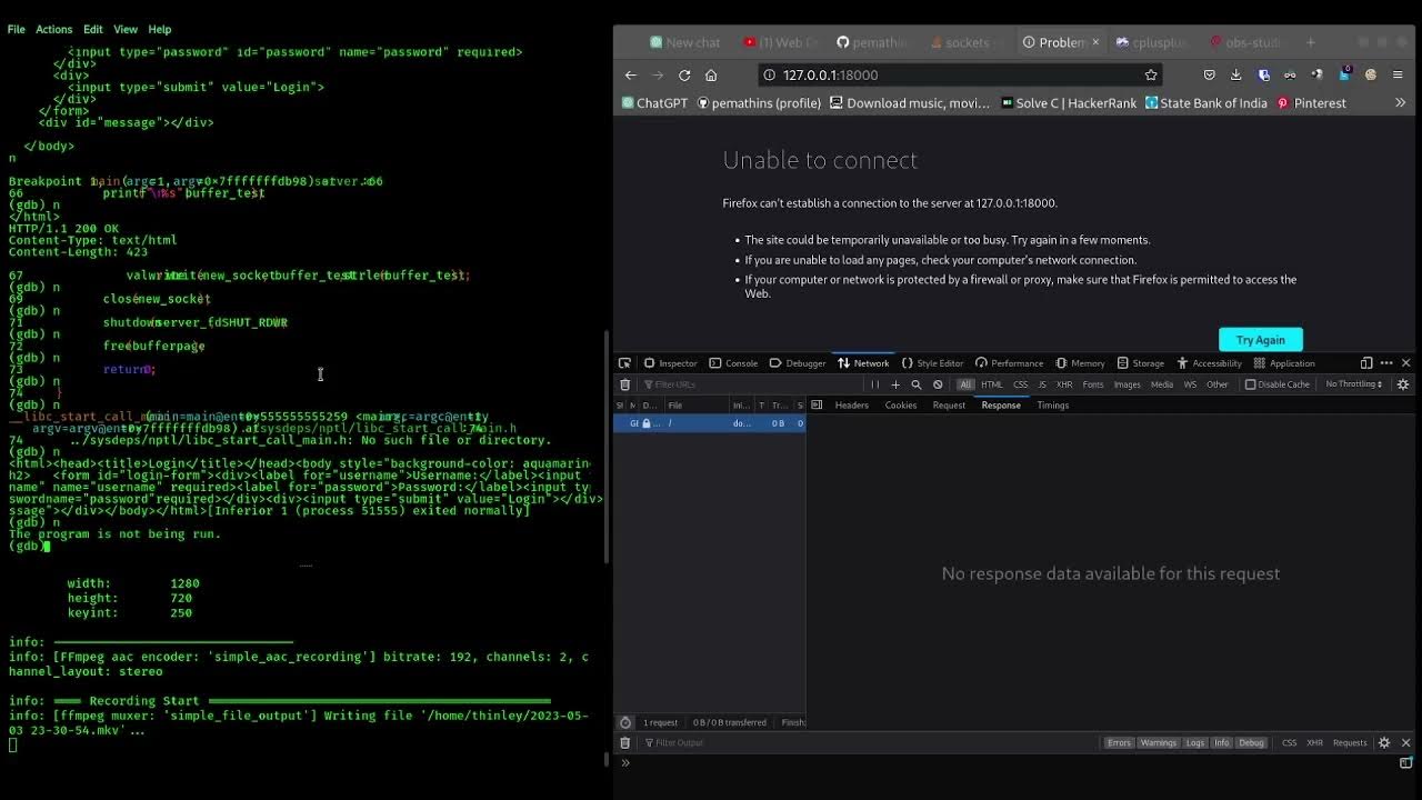 c tcp/ip socket to http in browser test(without keep-live) SE_test_01 ...