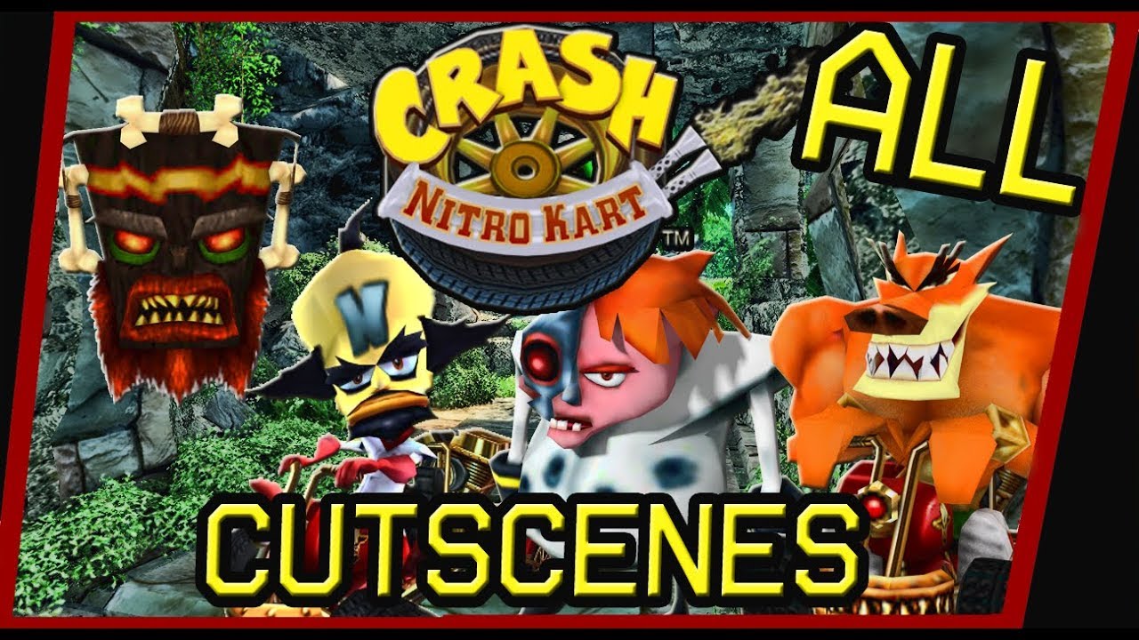 Crash Nitro Kart: All Cutscenes from Team Cortex *1080p* - YouTube
