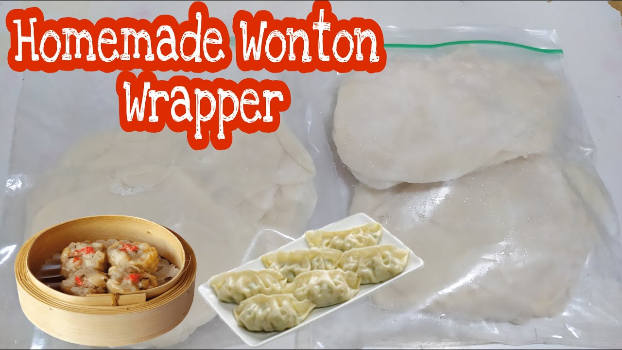 Paano Gumawa ng Siomai Wrapper o Dumpling wrapper - YouTube