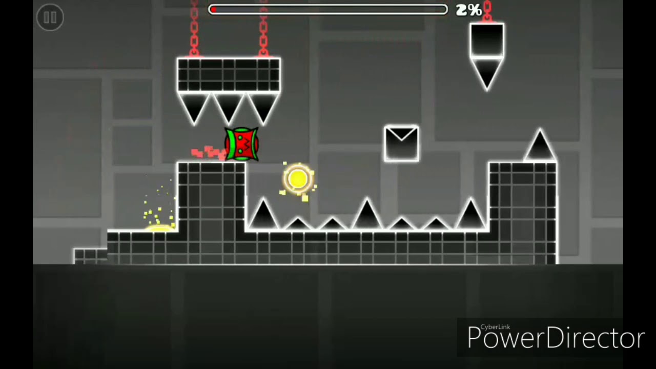 Geometry dash 2.11 Demon Park 100% easy demon on mobile - YouTube