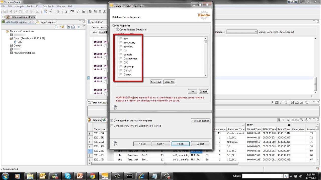 Using Teradata Studio: Connection Profile - YouTube