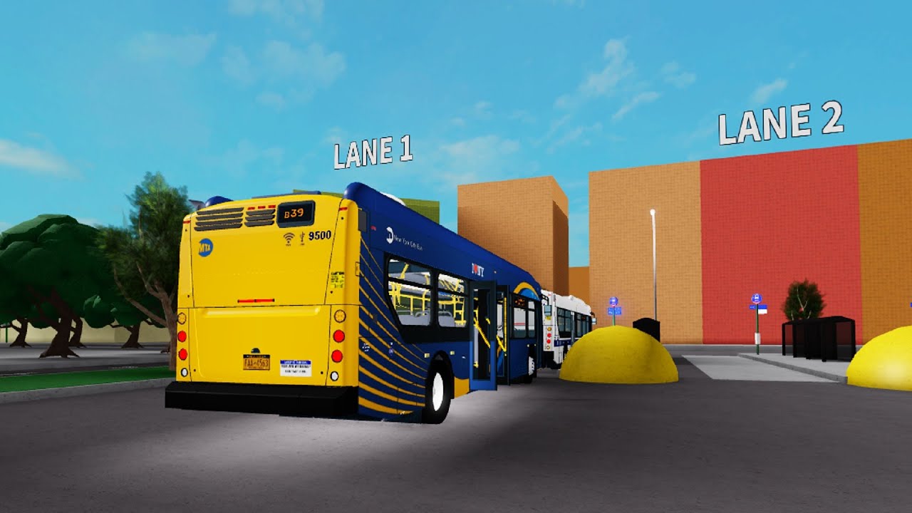 MTA New York City Bus 2018 New Flyer XDE40 "Xcelsior" 9500 On The B39 ...