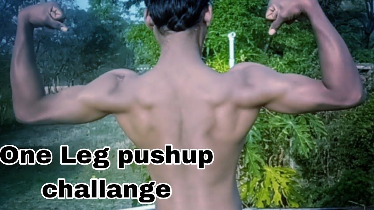 One Leg pushup challange Video #youtubrvideo#workout #homeworkout# ...