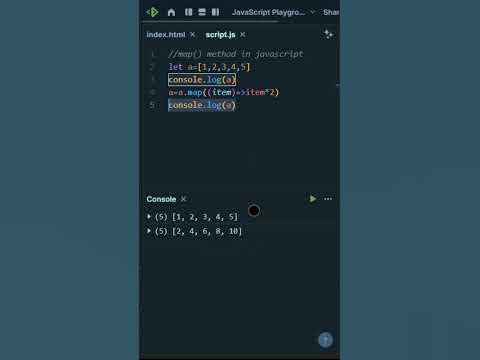 JavaScript Tricks | Understand Array.map() Method | #shorts #codingshorts - YouTube
