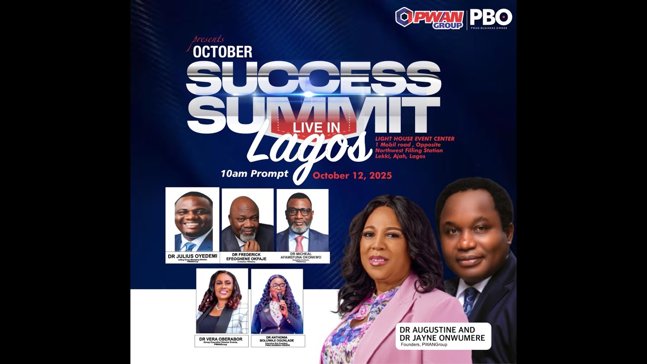 PWAN GROUP SUCCESS SUMMIT OCTOBER EDITION.. 2025 - YouTube