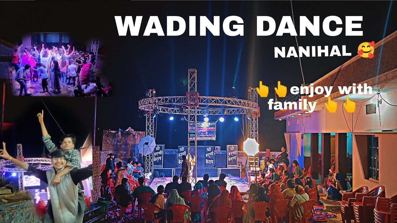 WADING DANCE NANIHAL 😜 ENJOY WITH FAMILY #sadi #family - YouTube
