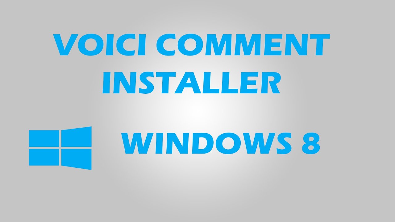 Comment installer windows 8 en 2 min - YouTube