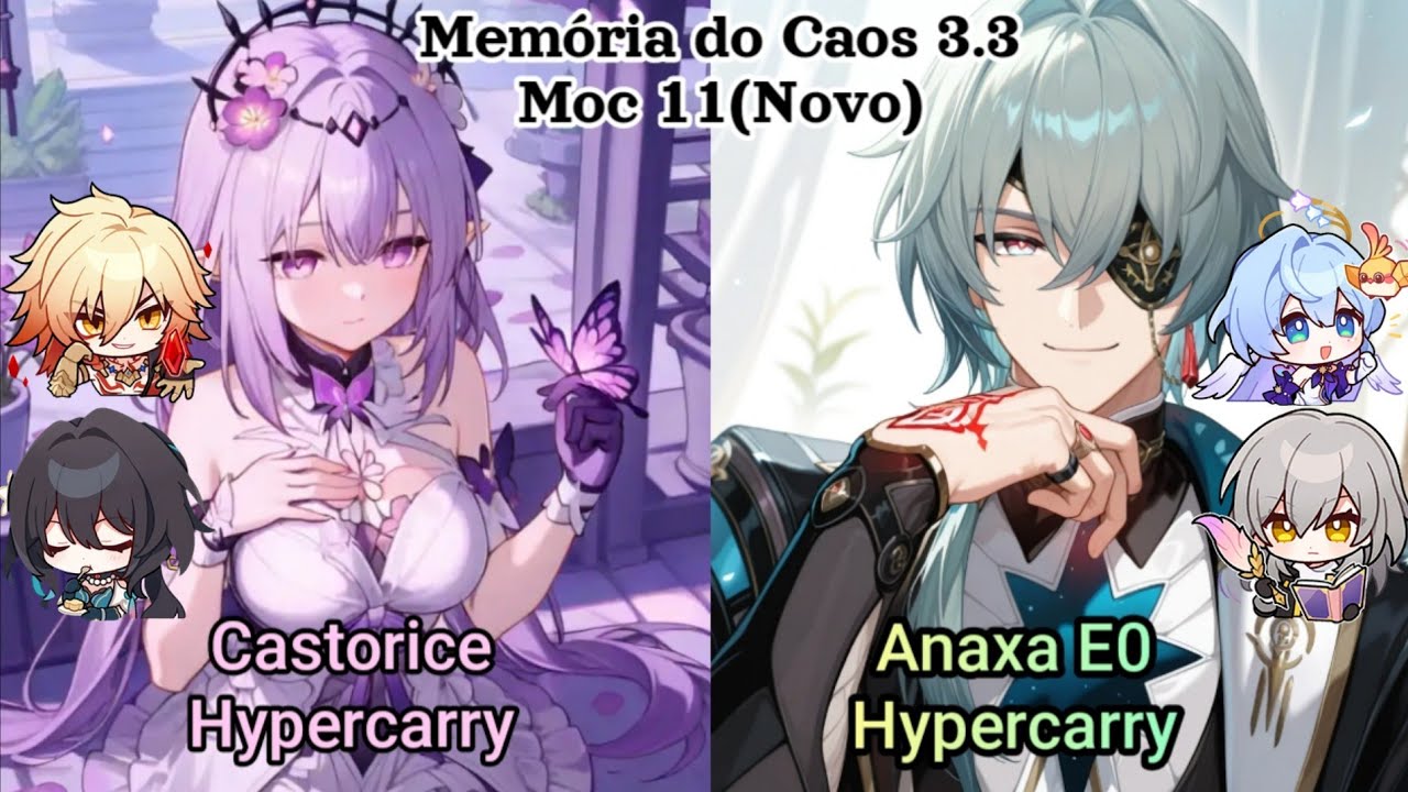 Memória do Caos 3.3 Moc 11 - Castorice Hypercarry & Anaxa Hypercarry ...