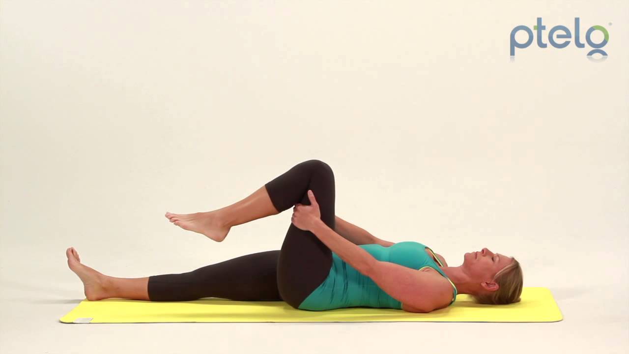 Active hamstring stretch - YouTube