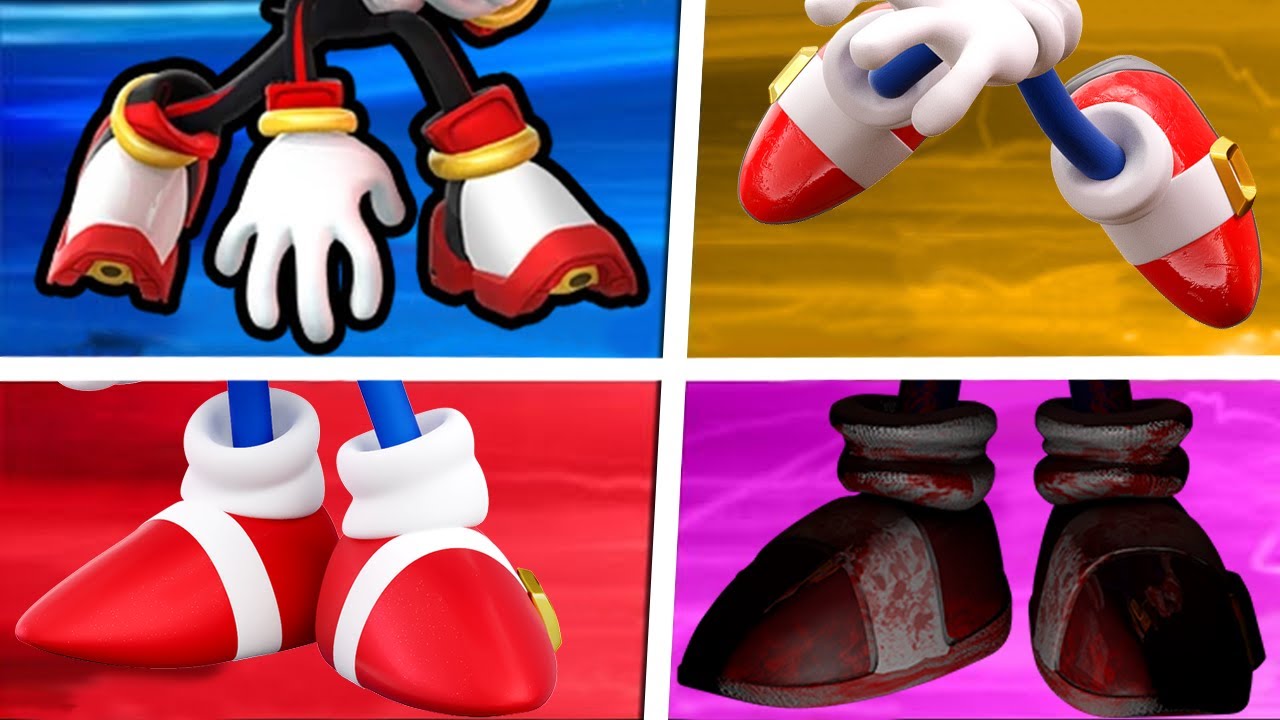 Sonic The Hedgehog Movie Choose Your Favourite Sonic Shoes (Sonic x ...