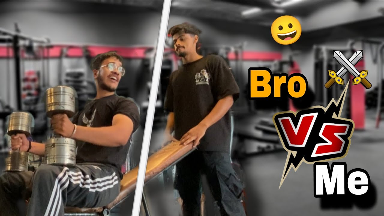 Me vs Bro Gym Challenge 🔥 | Bench Press Battle Begins 💥💪 - YouTube