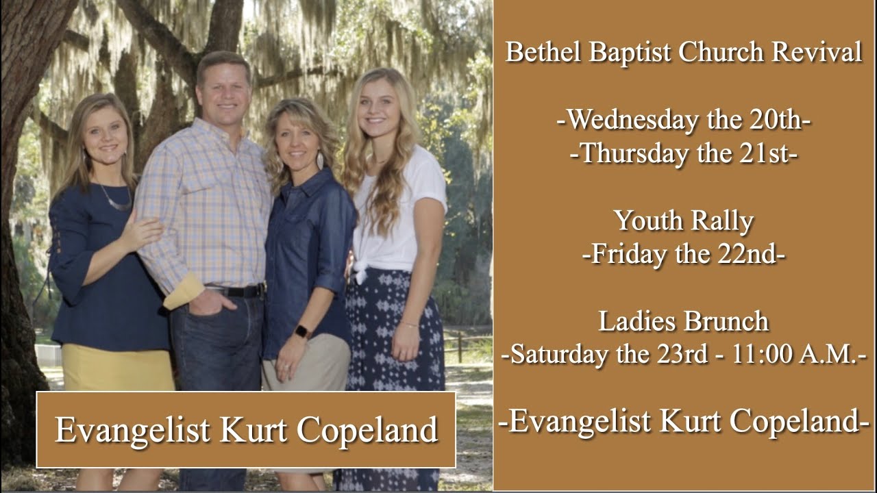 Fall Revival || Evangelist Kurt Copeland || Thursday Night - YouTube