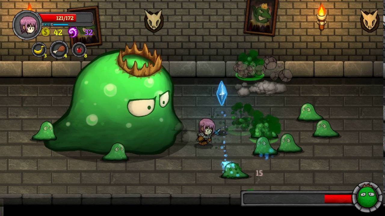 Lost Castle wave 1 Slime Boss - YouTube