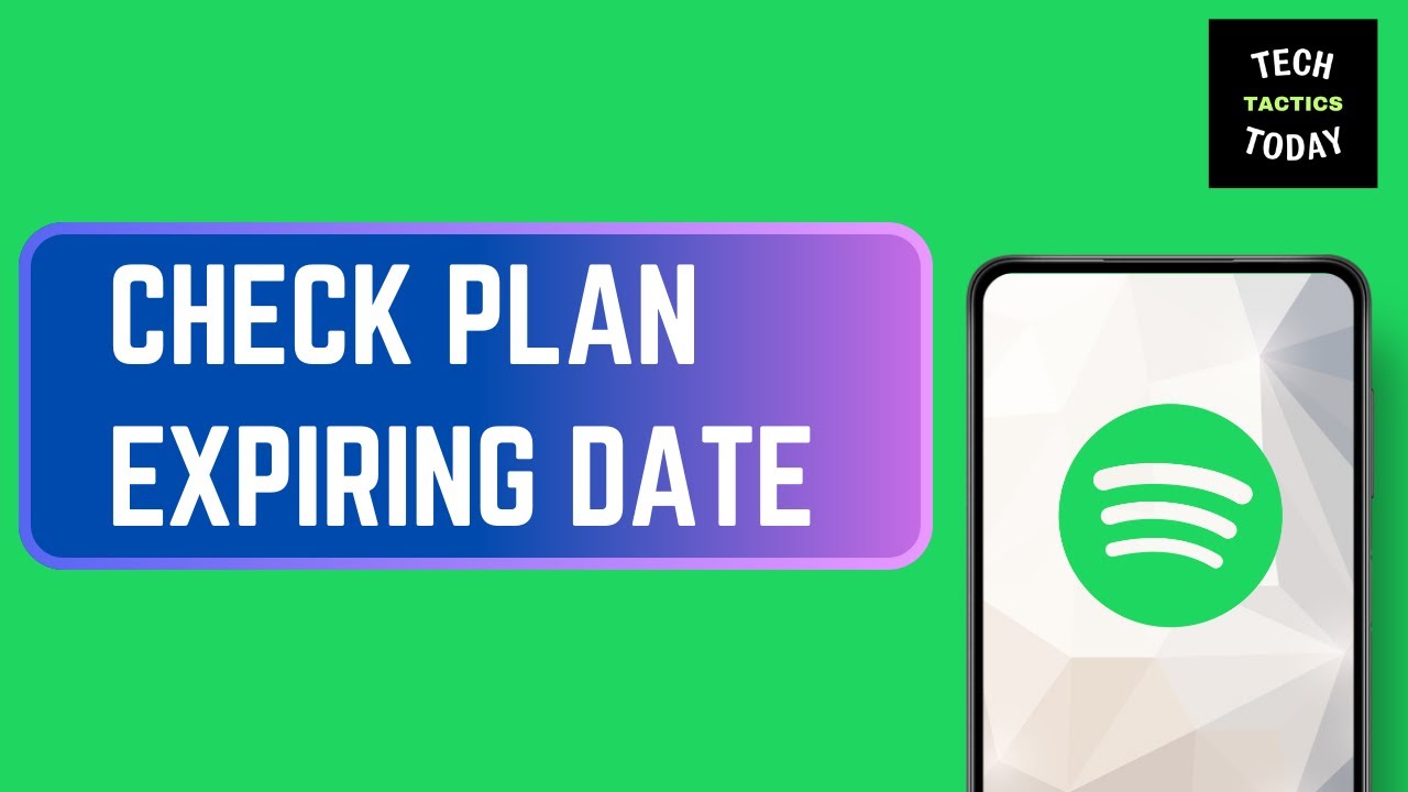 How to Check Spotify Plan Expiring Date - YouTube