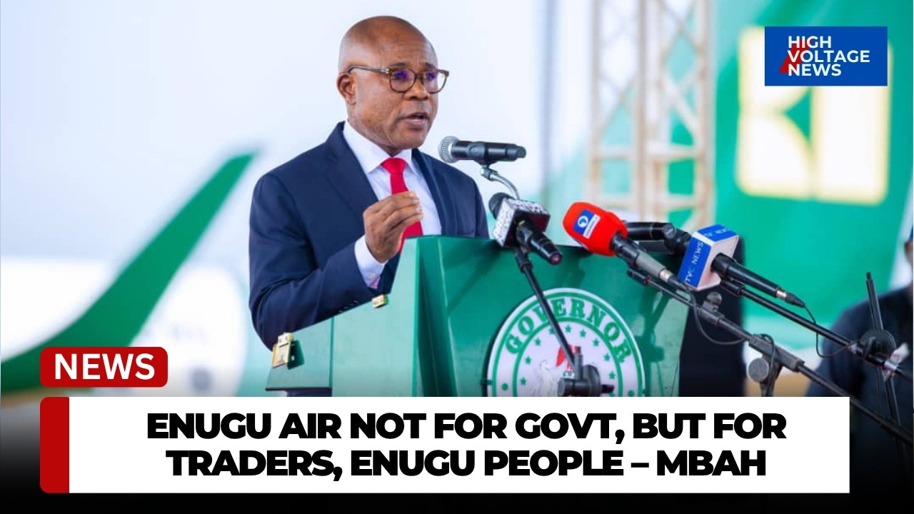 Gov Mbah Unveils State-Owned Airline Enugu Air - YouTube