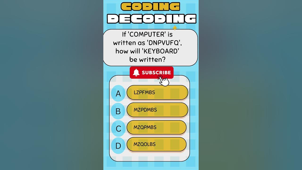 Coding Decoding Practice Questions 38 Coding Decoding Tricks Genius Gird Codingdecoding