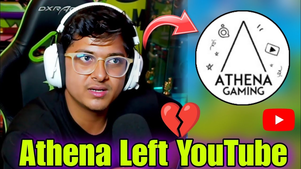 Mortal React on Athena Left YouTube 💔 - YouTube